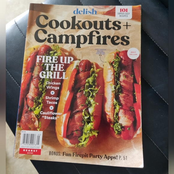 Delish | Kitchen | Delish Cookouts Campfires Magazine August 224 ...